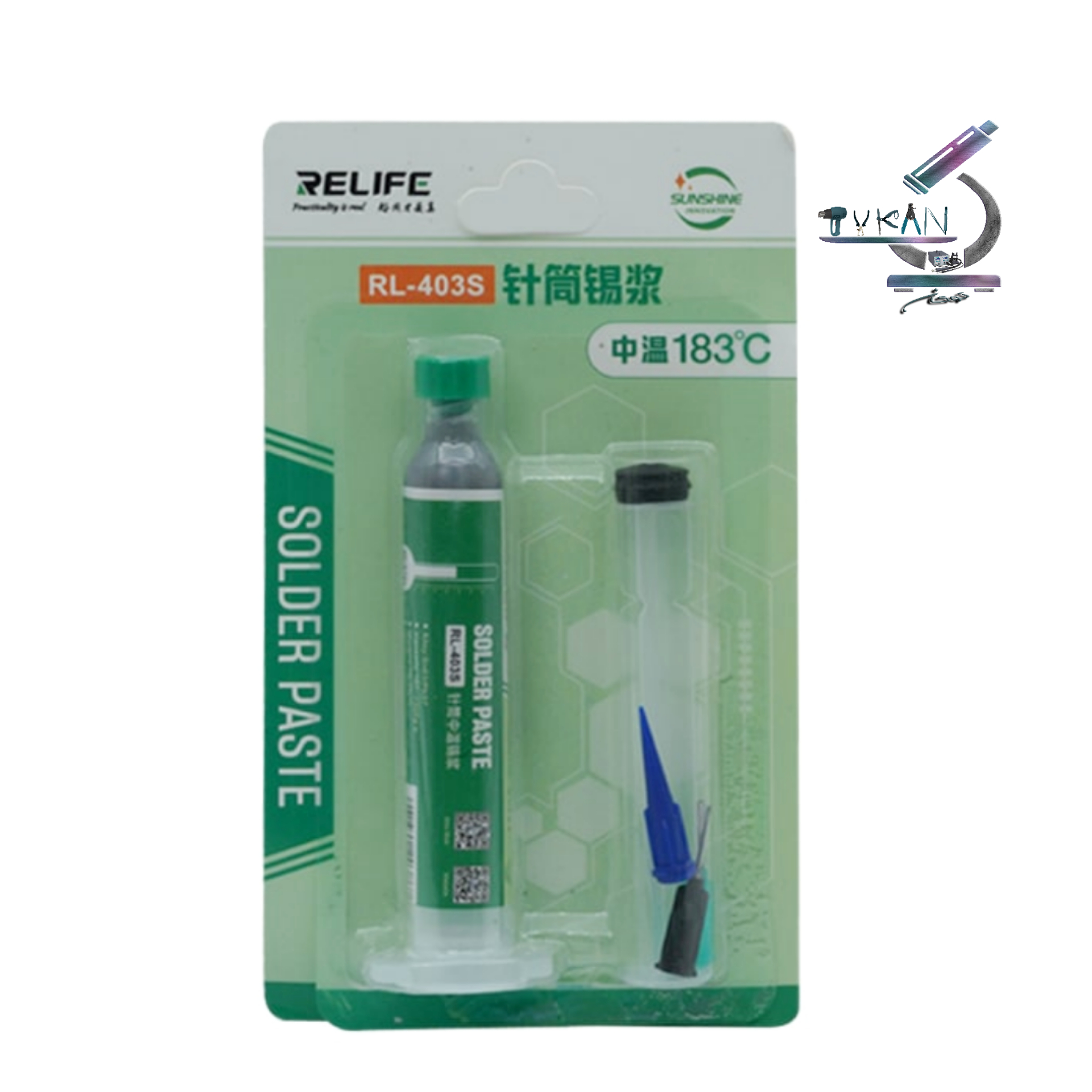 خرید خمیر قلع سرنگی 183 درجه ریلایف مدل RL-403S - توکان ابزار